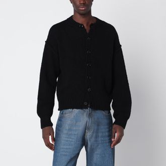 Our Legacy Schwarzer Cardigan aus Wolle
