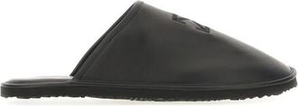 Off-white Homme, Chaussures, Noir, Taille: 40 EU Leather Slippers