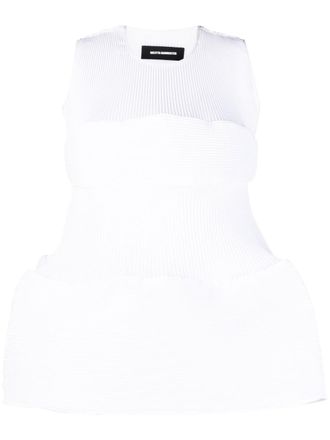 Melitta Baumeister haut &agrave; design pliss&eacute; - Blanc