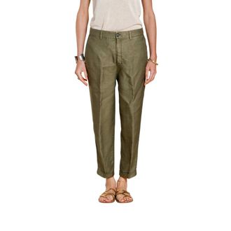 Mason's Femme, Pantalons, Vert, Taille: 36 FR Linda Summer Chino Pants