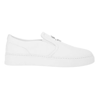 Philipp Plein unisex, Chaussures, Blanc, Taille: 45 EU Nappa Leather Slip-On Triangle
