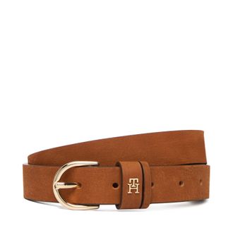 Tommy Hilfiger Dameng&uuml;rtel Tommy Hilfiger Essential Effortless 2.5 Nubuck AW0AW17762 Braun