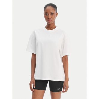 Reebok T-Shirt Reebok x Ewa Chodakowska RK25611CCW Wei&szlig; Relaxed Fit