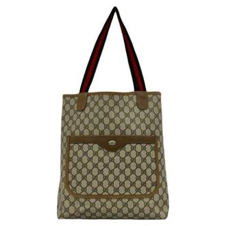 Gucci Sac cabas en toile Pre-owned - Femme - Pre-owned - Brun - Taille: ONE Size