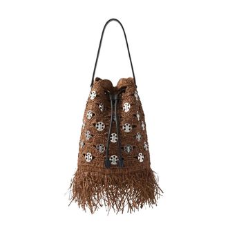 Paco Rabanne Sac a Main Bucket Bag - - Bags - Damen - Braun - ONE SIZE