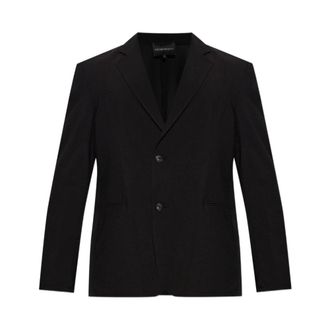 Emporio Armani Sakko mit doppeltem R&uuml;ckenschlitz - - Jackets - Herren - Schwarzk - 3XL