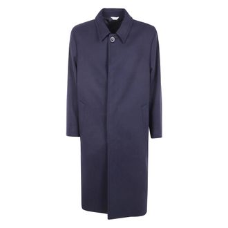 Boglioli Homme, Manteaux, Bleu, Taille: L Single-Breasted Manteaux