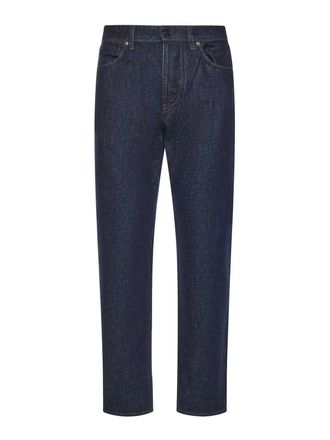 Stone Island Straight Leg Jeans - Blau