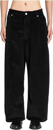 STUDIO NICHOLSON Homme, Pantalons, Noir, Taille: S Paolo Corduroy Pant