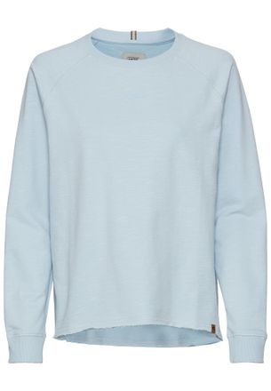 Camel Active Damen Langarmshirt aus Reiner Baumwolle Hellblau, Womenswear-XS