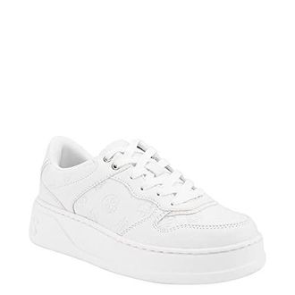 Guess Baskets Cleva pour Femme, Blanc, 37.5 EU