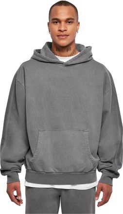 Urban Classics Mens Heavy Terry Garment Dye Hoody Sweatshirt, darkshadow, M