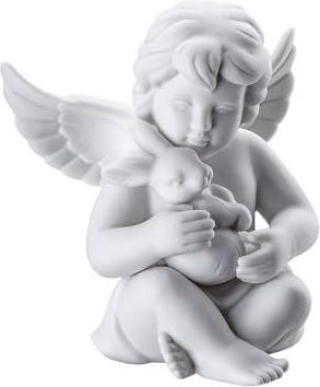 Arzberg Engel mit Hase Weiss Matt 10,5 cm