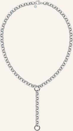 Edblad Edblad Halskette Loop Charm L silber