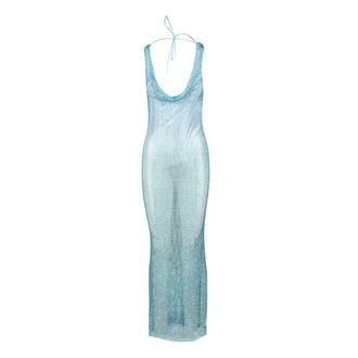 Giuseppe Di Morabito Elegantes Damenkleid aus Nylon - - Dresses - Damen - Blau - 2XS