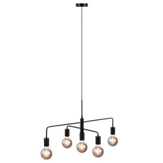 Nordlux SLV Gloom Suspension 5 ampoules E27 Noir