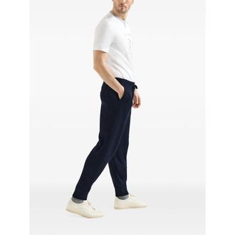Brunello Cucinelli Cashmere Knit Joggers - Blue