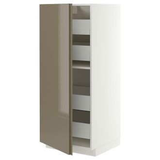 IKEA METOD / MAXIMERA Hochschrank m Schubladen