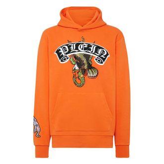 Philipp Plein Herren, Sweatshirts & Hoodies, Orange, 5XLGr&ouml;&szlig;e