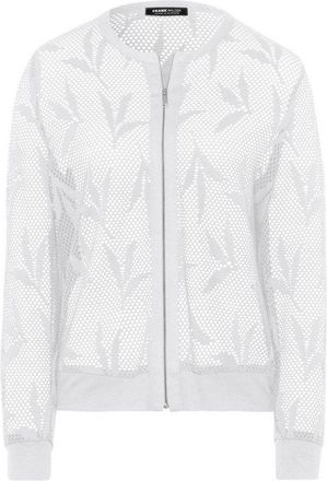 Frank Walder Kurzjacke im Blousonstil mit elastischer Lochspitze