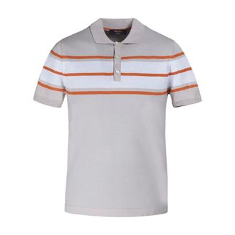 Moorer Homme, Pulls, Beige, Taille: 3XL Maille Style Polo