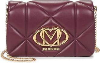 Love Moschino Sac à bandoulière pour femme de marque, modèle JC4043PP1NLC0, fabriqué en cuir synthétique