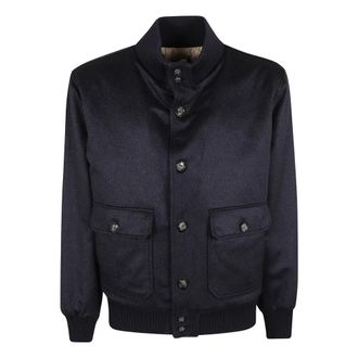 Barba Vermont Wildlederjacke - - Jackets - Herren - Blau - XL