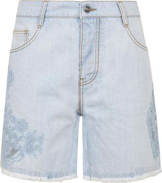 Ermanno Scervino Femme, Shorts, Bleu, Taille: 38 FR Cashmere B