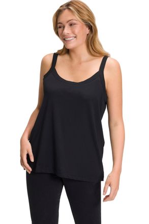 Ulla Popken Damen Spaghetti-top T-Shirts, Schwarz, 54-56 EU