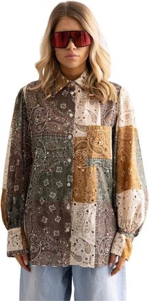 5 Progress Femme, Blouses et Chemises, Multicolore, Taille: 42 FR Bandana