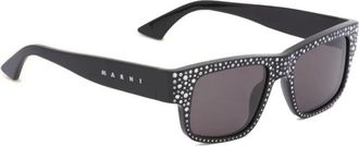Marni Femme, Accessoires, Noir, Taille: 54 MM Lunettes de soleil Gukija