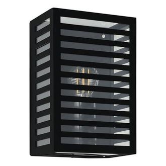 Eglo Außenleuchte Alamonte 3, Wandleuchte außen aus Metall in Schwarz, Wand Außenbeleuchtung, Außenlampe mit E27 Fassung, IP44