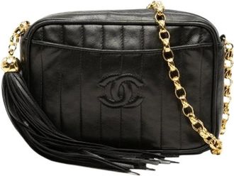 Chanel Pre-owned Cuir sacs-chanel - Femme - Pre-owned - Noir - Taille: ONE Size