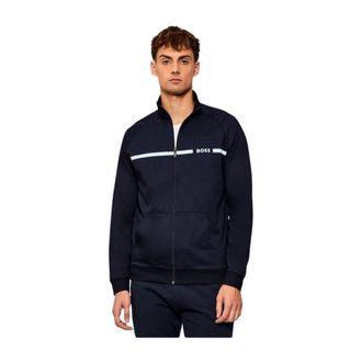 HUGO BOSS Homme, Sweatshirts et sweats &agrave; capuche, Bleu, Taille: M Veste zipp&eacute;e