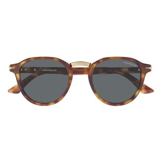 Montblanc Montblanc - Lunettes de soleil Mb0515S - Homme - Accessoires - Brun - Taille: 49 MM