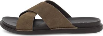 Boggi Milano Homme, Chaussures, Beige, Taille: 45 EU Suede Leather Slippers