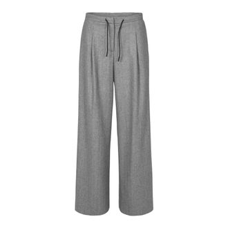 Nine In The Morning Hose mit Fischgr&auml;tmuster - - Trousers - Damen - Grau - W28