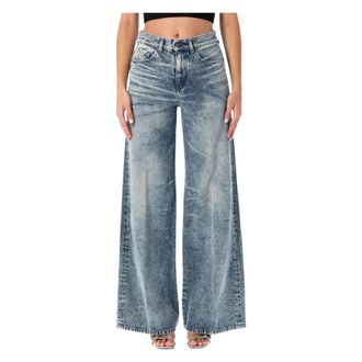 Diesel 1966 D-Sire High-Rise Wide-Leg Jeans - - Jeans - Damen - Blau - W26