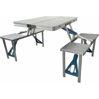 SVITA Camping Set Sitzgruppe Picknick Sitzgarnitur Campingtisch Campingm&ouml;bel Alu