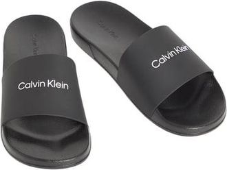 Calvin Klein Claquettes &agrave; logo