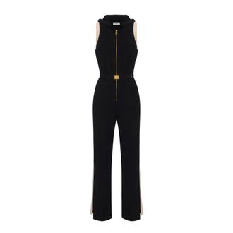Elisabetta Franchi Damen, Jumpsuits & Playsuits, Schwarzk, SGr&ouml;&szlig;e