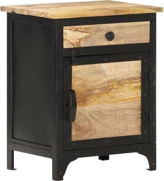 vidaXL Nachttisch 40 x 30 x 50 cm Mango-Massivholz vidaXL