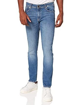 Jack & Jones Jjiliam Jjoriginal Agi 114 50sps Noos Jeans, Bleu Denim, 35 Homme