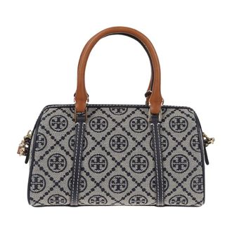 Tory Burch Femme, Sacs, Multicolore, Taille: ONE Size T Monogram Petite Barrel Bag