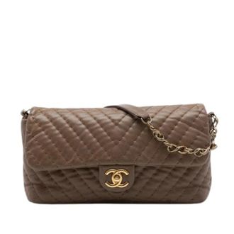 Chanel Pre-owned Classic Flap Shoulder Bag - - Pre-owned - Damen - Braun - ONE SIZE