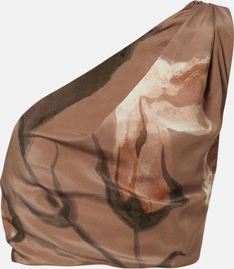 Sir. Cropped-Top Azaliea aus Seide
