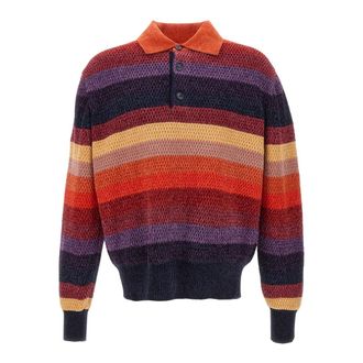 Dr&ocirc;le de Monsieur Chenille Gestreiftes Polo Pferde-Patch - - Tops - Herren - Mehrfarbig - L