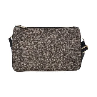 Borbonese Femme, Sacs, Beige, Taille: ONE Size Tracolla Eco Line Small