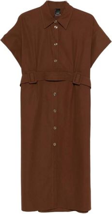 Pinko Pinko, Femme, Robes, Brun, Taille: 40 FR Pinko Robes