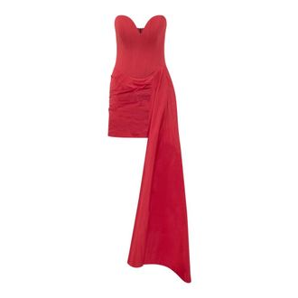 Rebecca Vallance Femme, Robes, Rouge, Taille: 34 FR Sculpted Mini Dress